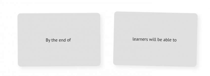 About the Learning Objective Design Deck - LEARNINGDESIGN.TOOLS